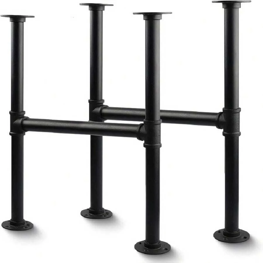 1 PC Industrial Pipe Table Leg Set - Iron Base LegsCoffee & End Tables ...