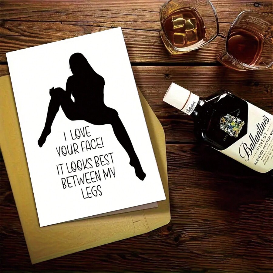 1pc,Funny Dirty Card, Valentines Card, Handmade Birthday Cake Card ...