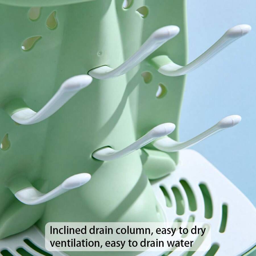 Baby Bottle Drain Rack Upside Down Cup Drain Rack Baby Bottle Storage ...