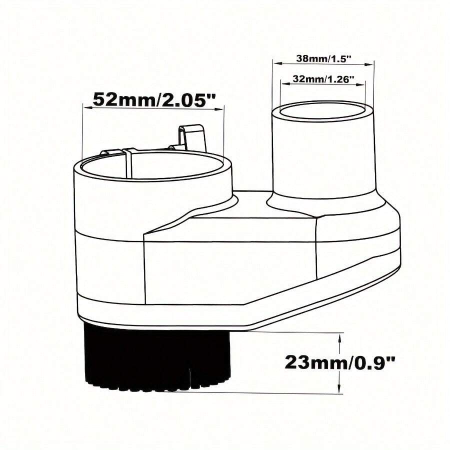 CNC Router Dust Cover 52MM 45MM Dust Shoe Spindle Brush For 775 Spindle ...