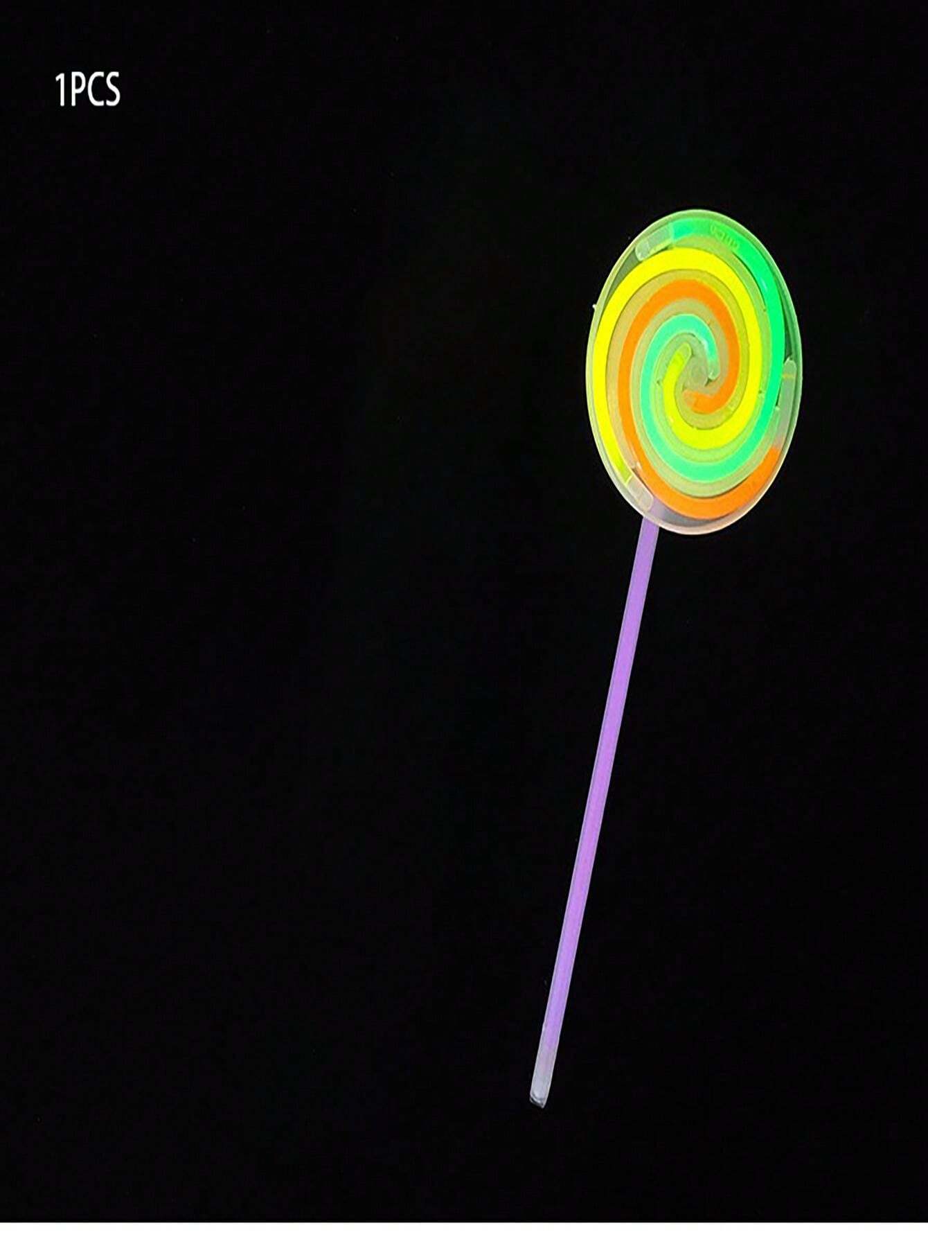 Glow Sticks Lollipop Rotating Windmill Night Party Toy Fluorescent ...