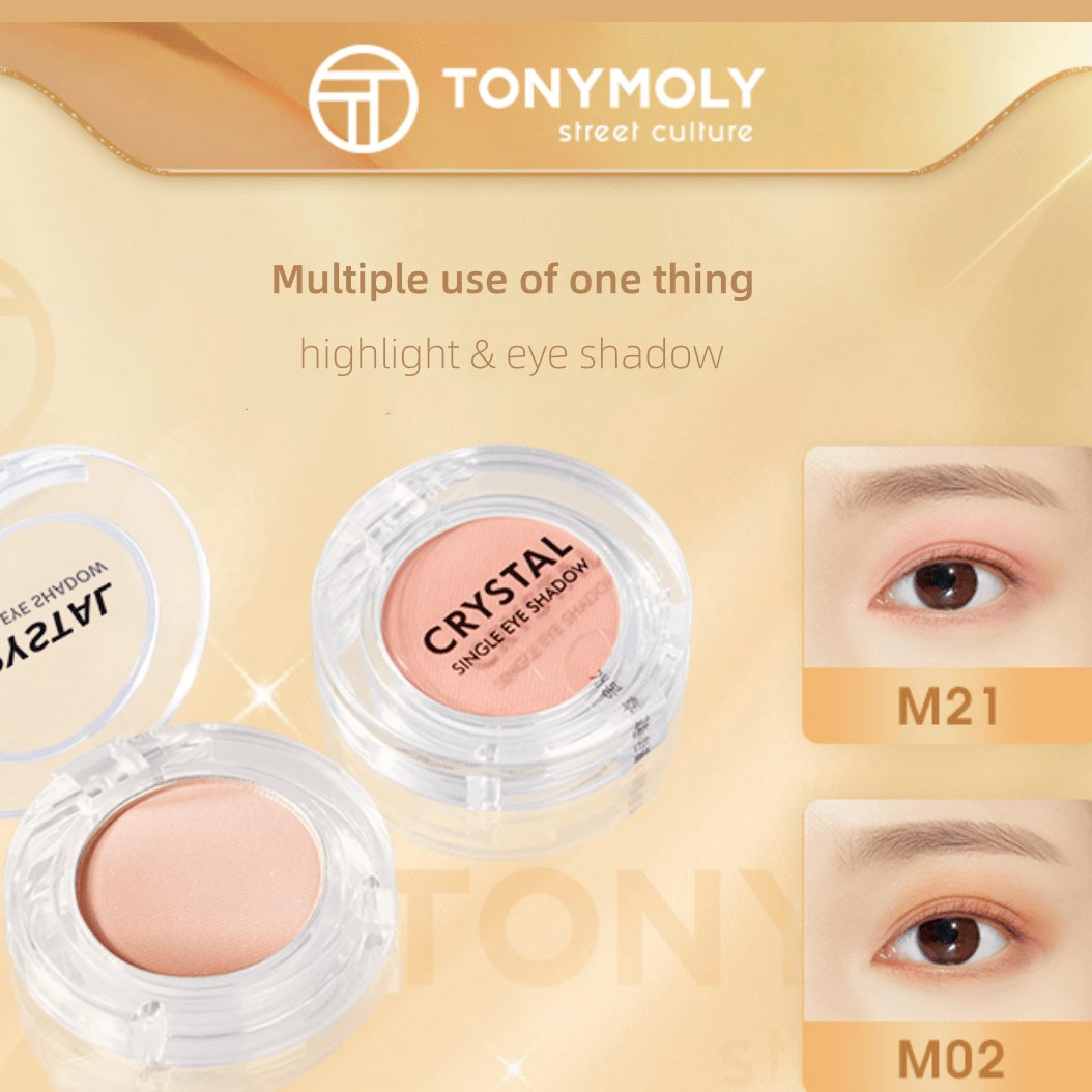 Tonymoly Crystal Monochrome Eye Shadow Base Highlight Matte Highlight ...