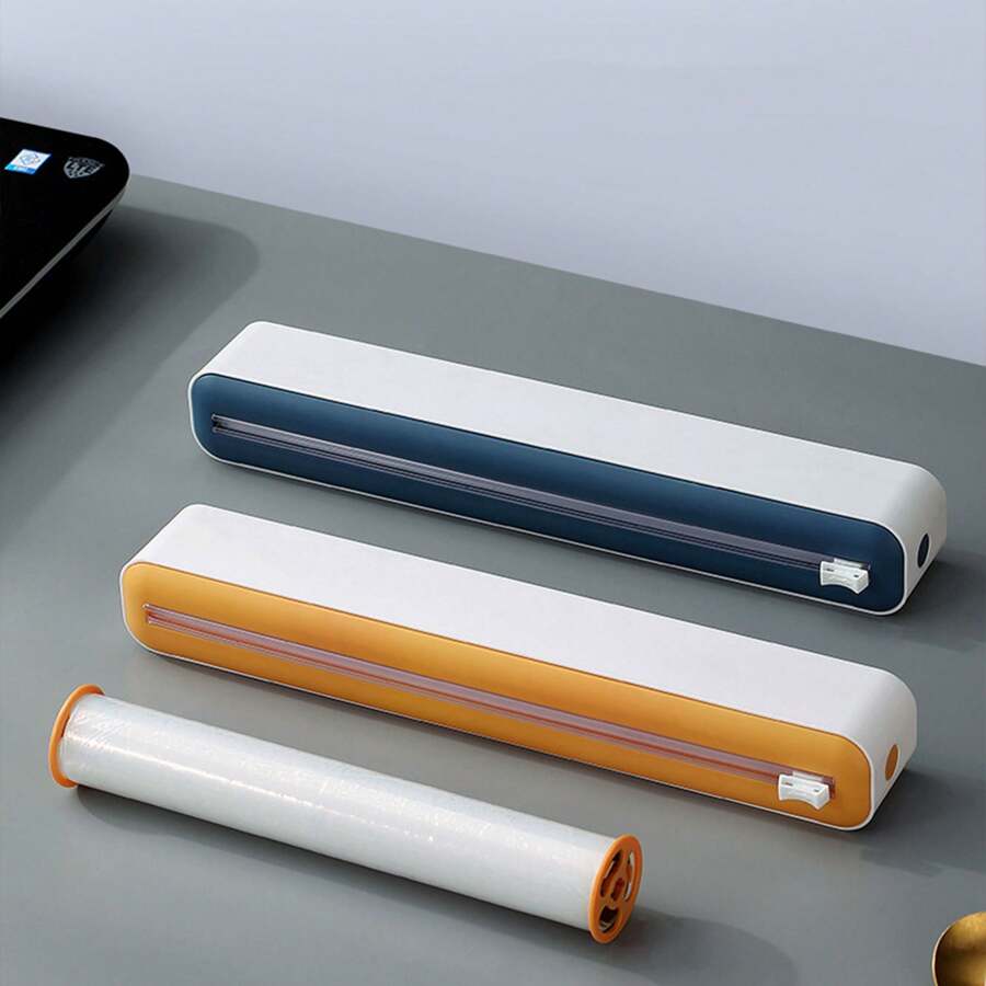 1pc Magnetic Cling Film Cutting Box With Adjustable Blades, For Kitchen ...