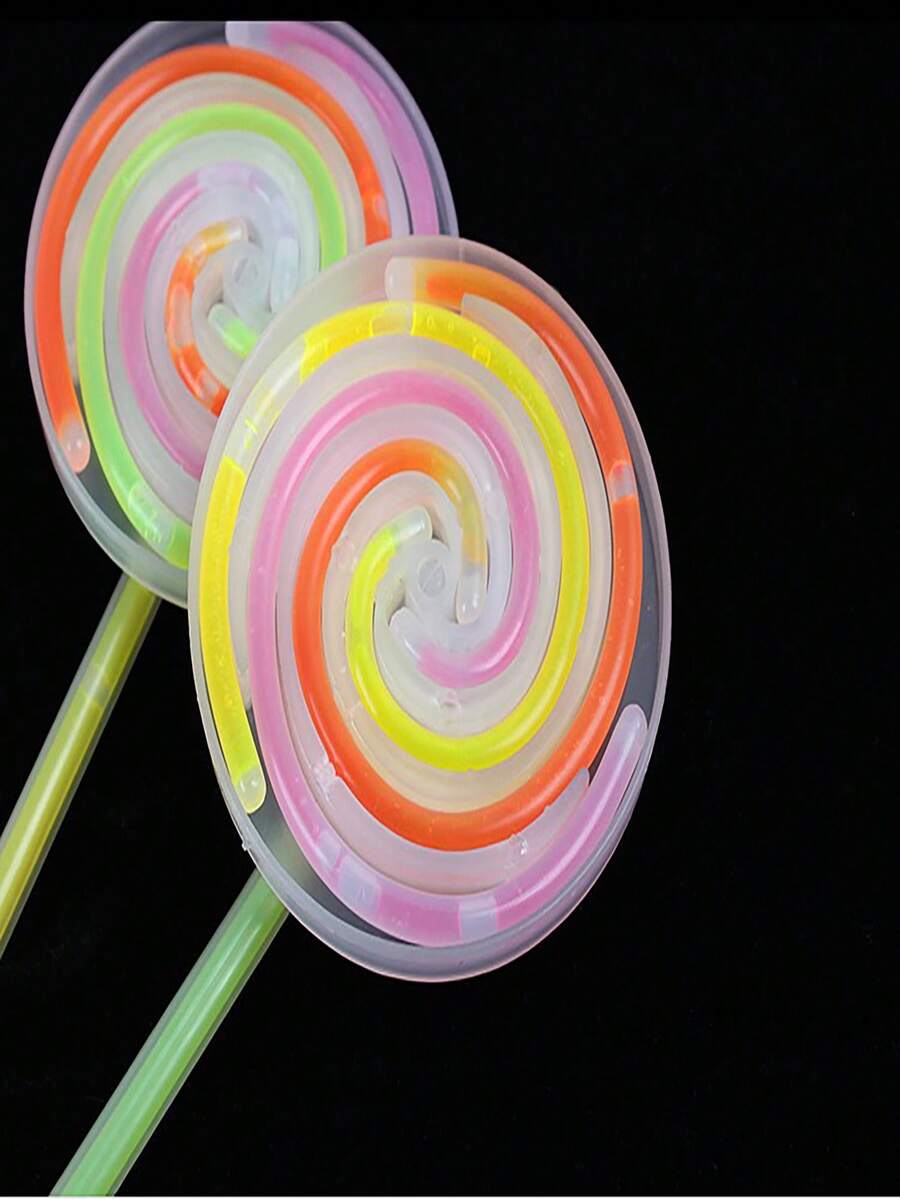 Glow Sticks Lollipop Rotating Windmill Night Party Toy Fluorescent ...