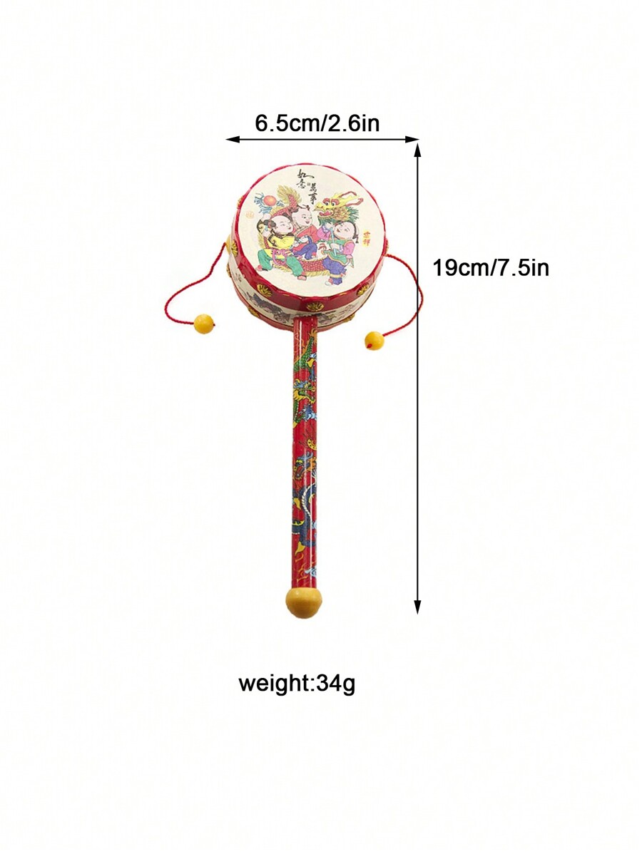 Randomly One 19cm Handheld Plastic Percussion Instrument With Loud ...