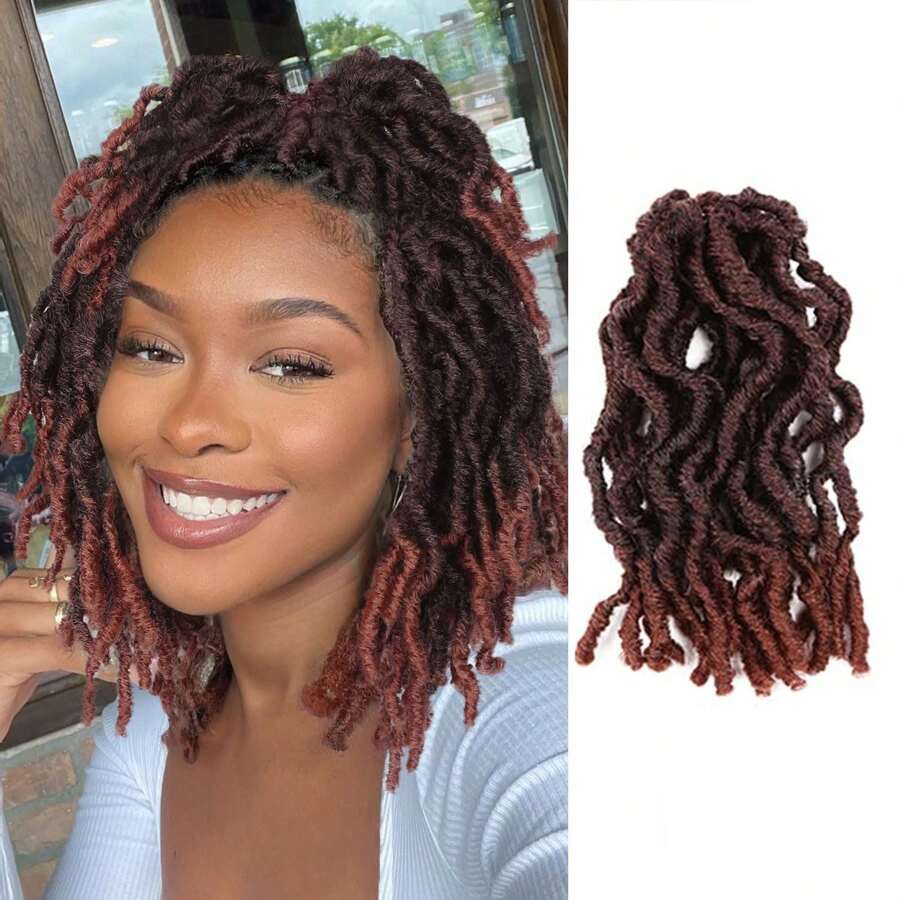 Short Faux Locs Crochet Hair For Faux Locs Crochet Hair 8 Inches Soft ...