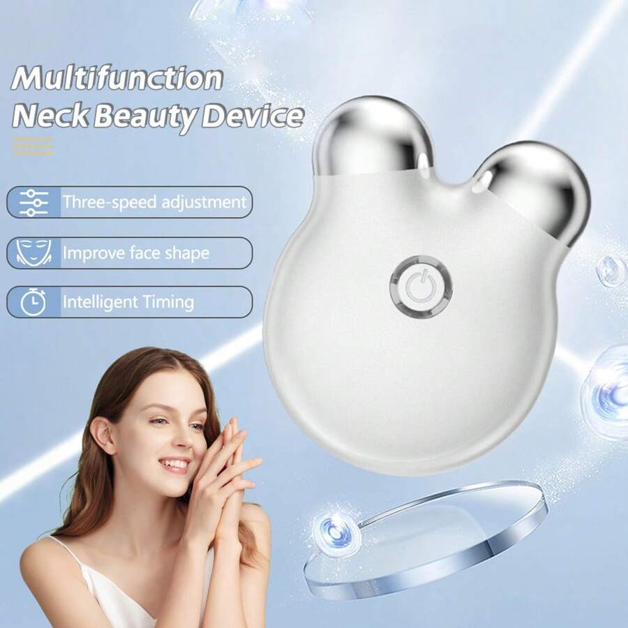 EMS Electric Facial Massager Roller Microcurrent Face Lifting Portable ...