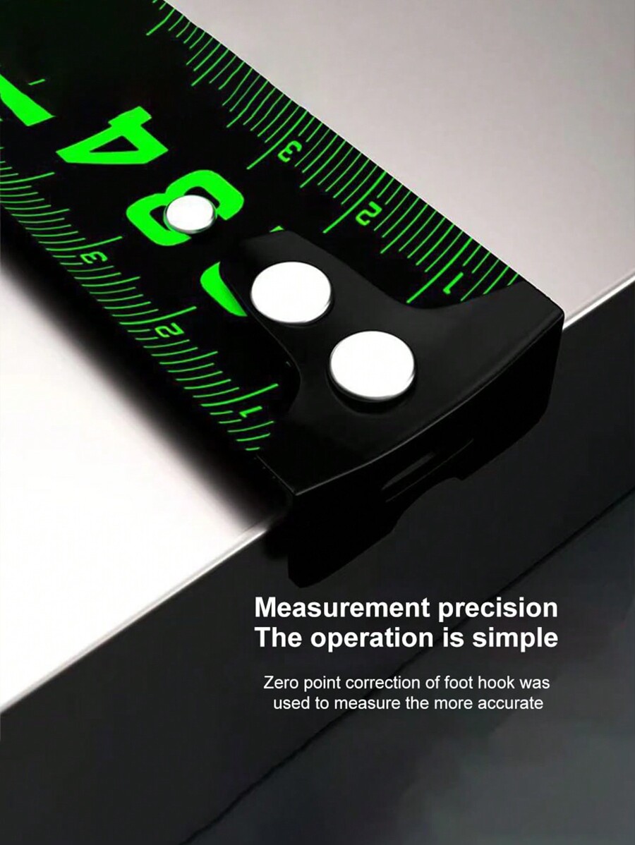 7m Steel Tape Measure With High Contrast Dark Mode Fluorescent Scale ...