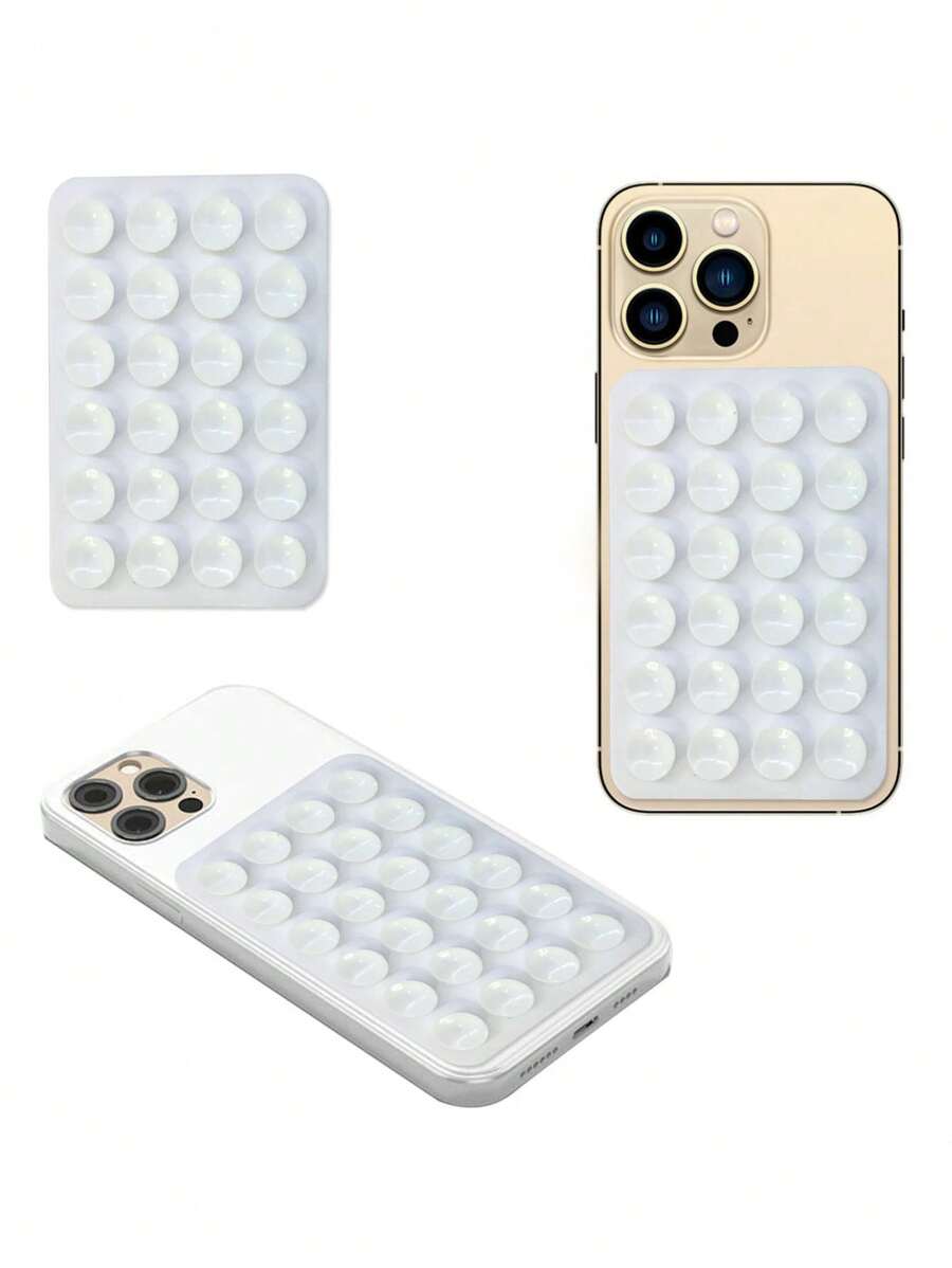 1pc Mobile Phone Silicone Suction Cup + 24pcs Square Suction Cups ...