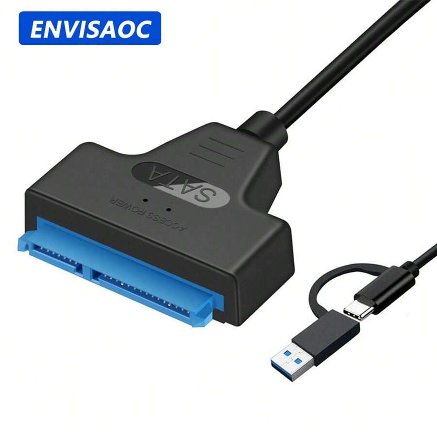 SATA To USB 3.0 USB-C Adapter Cable Up To 6 Gbps For 2.5 Inch External ...
