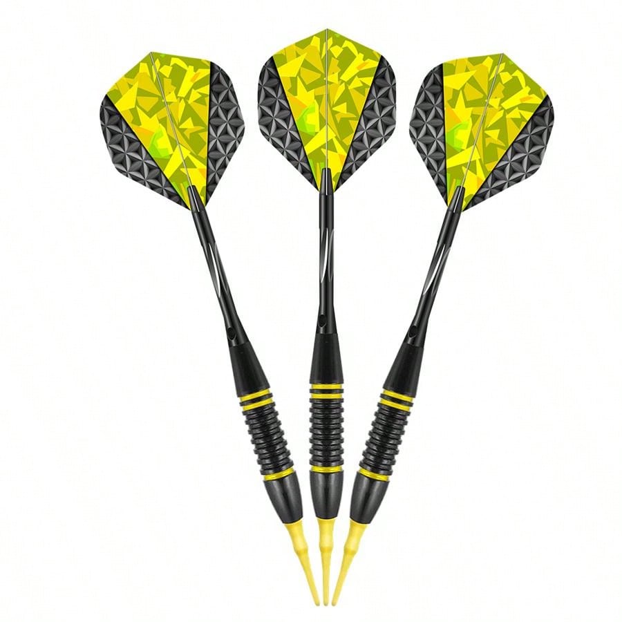 1PC Cool Laser Yellow Dart Set, Metal Tip Dart Set With Case, Dart ...