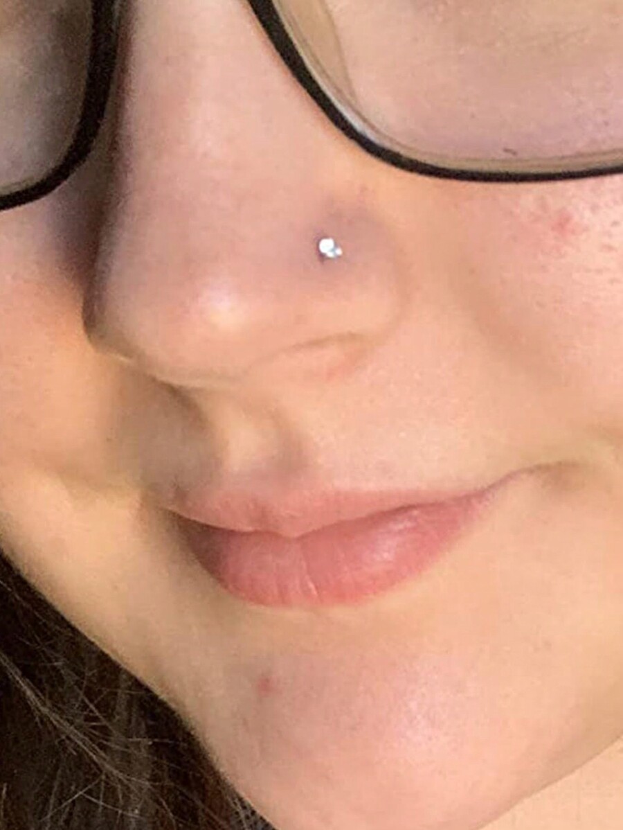 160-450PCS/Set Fake Nose Stud Fake Nose Ring Stud Non Piercing Nose ...