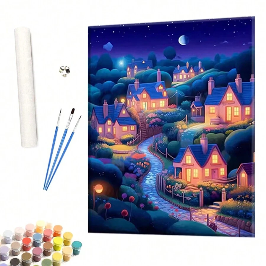 Paint By Numbers For Adults, Acrylic Oil Painting By Numbers Kits ...