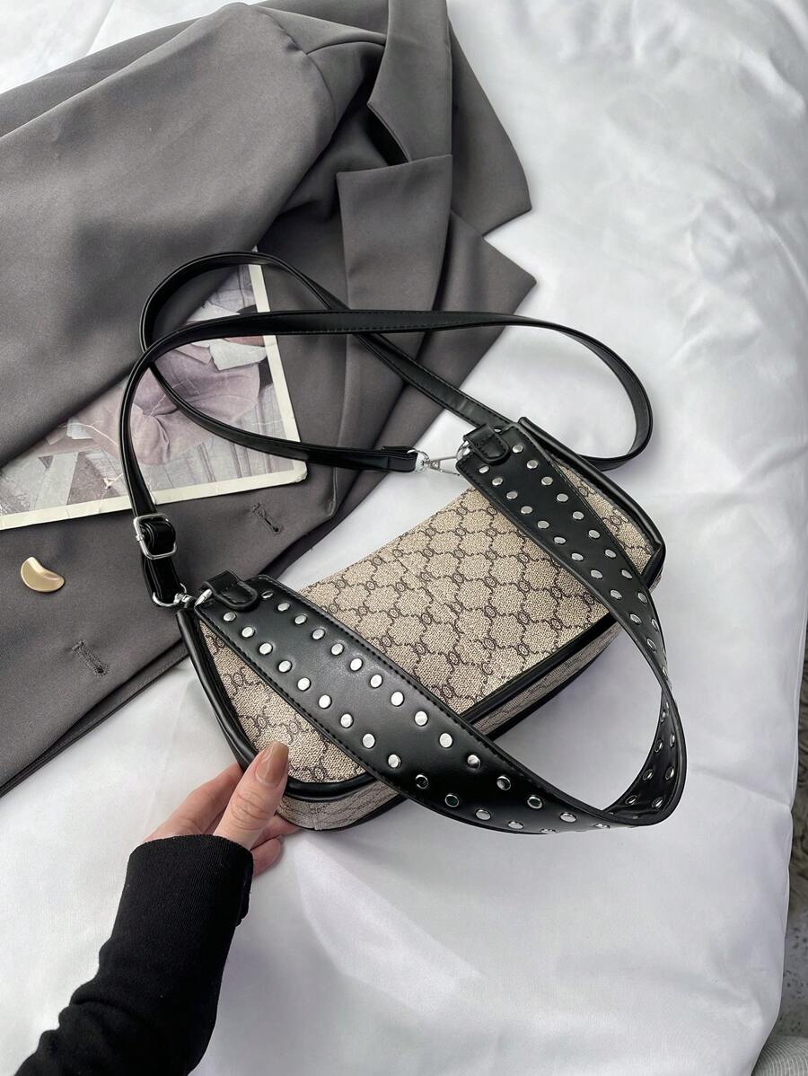 Women's Mini Baguette Bag With Wide Strap | SHEIN USA