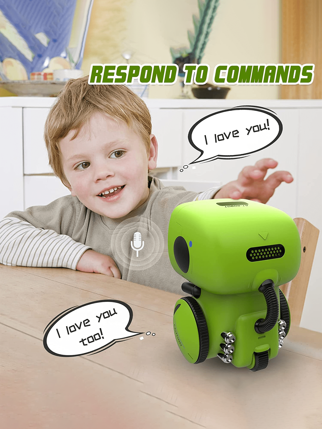 1 szt Wczesna edukacja & Edukacyjny AI Zdalnie sterowane Inteligentny ...