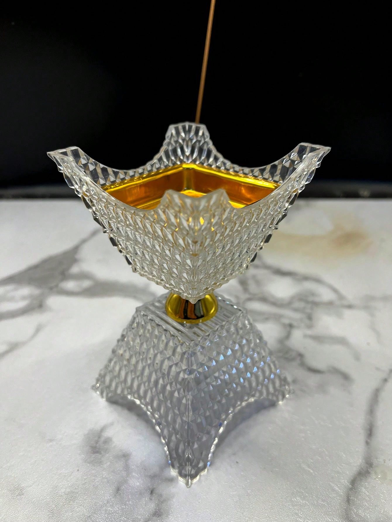 1 stuk Handgemaakt Glas Wierookbrander , Transparant Diamant Vorm ...