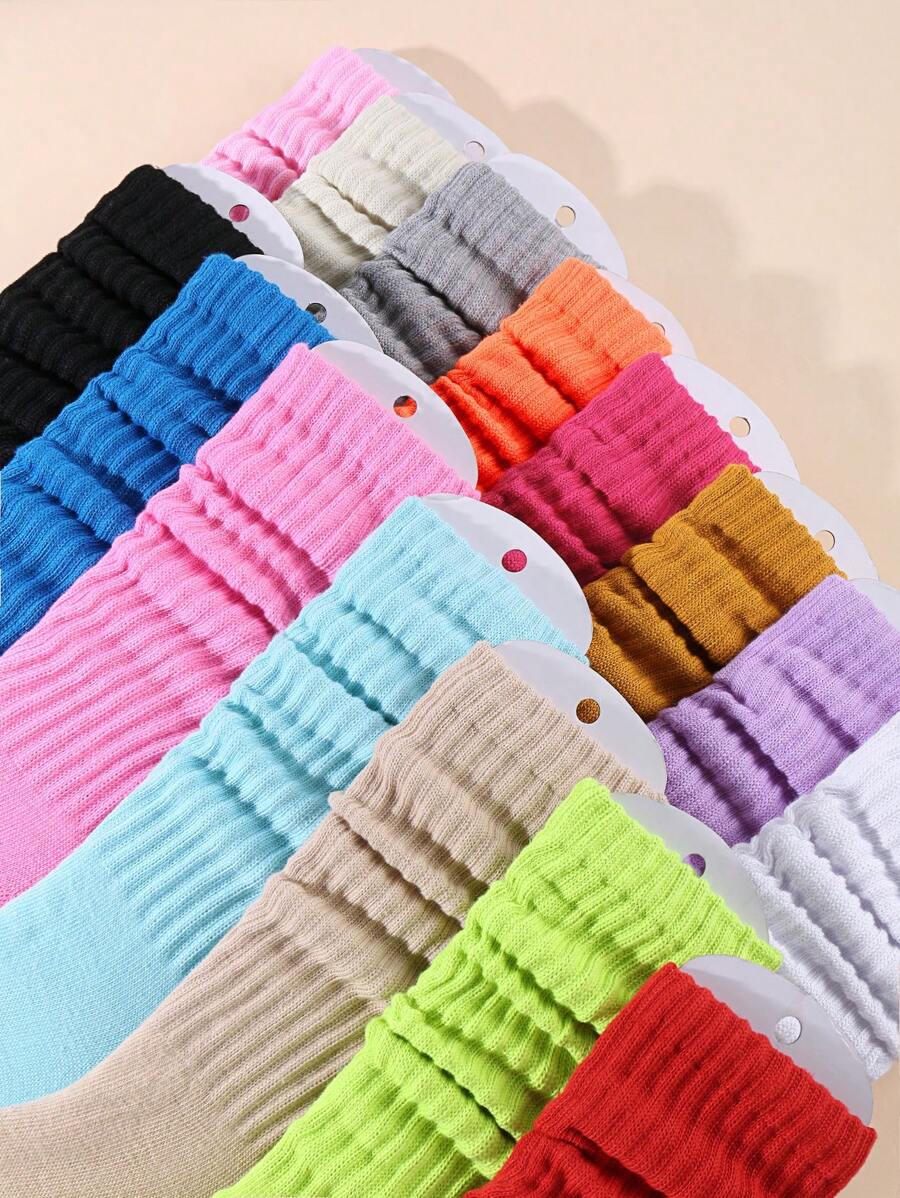 6pairs Women's Fall Winter Slouch Knit Socks Slouchy Socks Women ...
