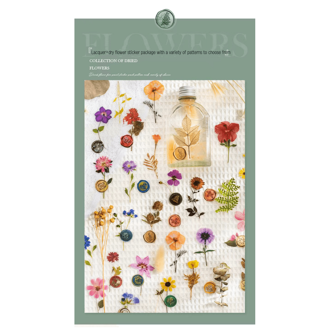 Lacquer+Dry Flower Stickers With A Wide Variety Of Patterns To Choose ...
