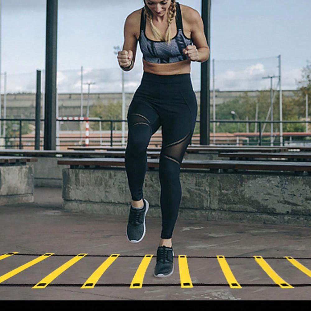 Agility Ladder For Speed Coordination Footwork Training In Football ...