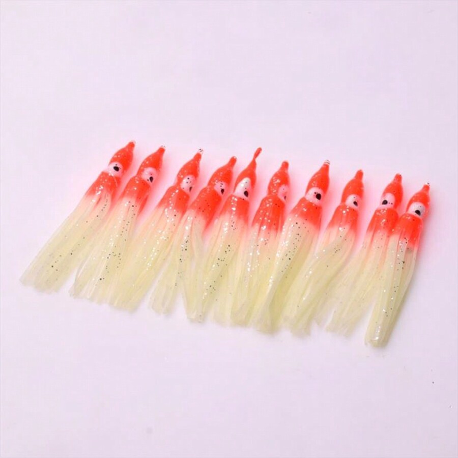10pcs Luminous Squid Bait, For Deep Sea Fishing, Exported To Japan ...