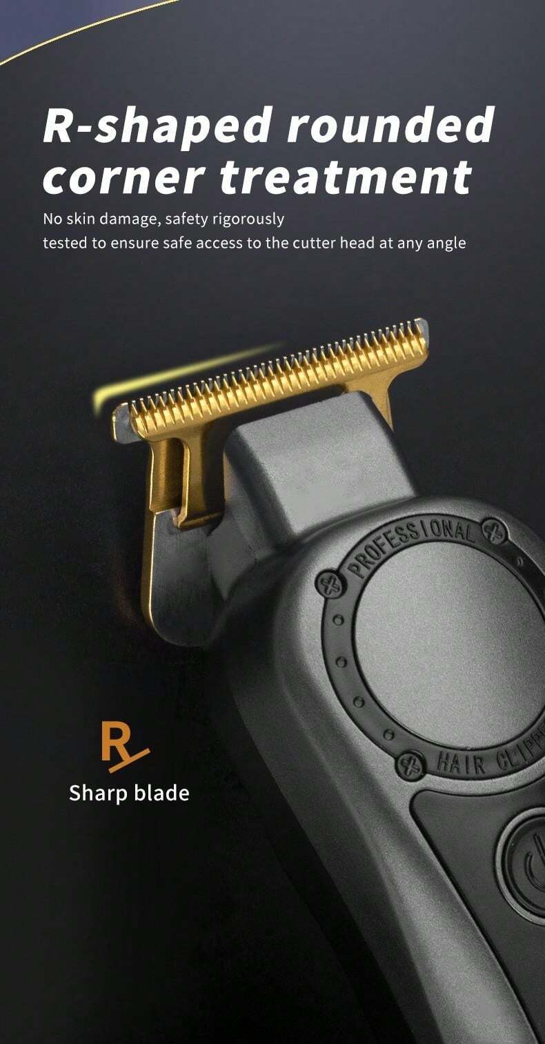 1pc Barber Professional Hair Clipper, Carving Electric Hair Clipper, T ...