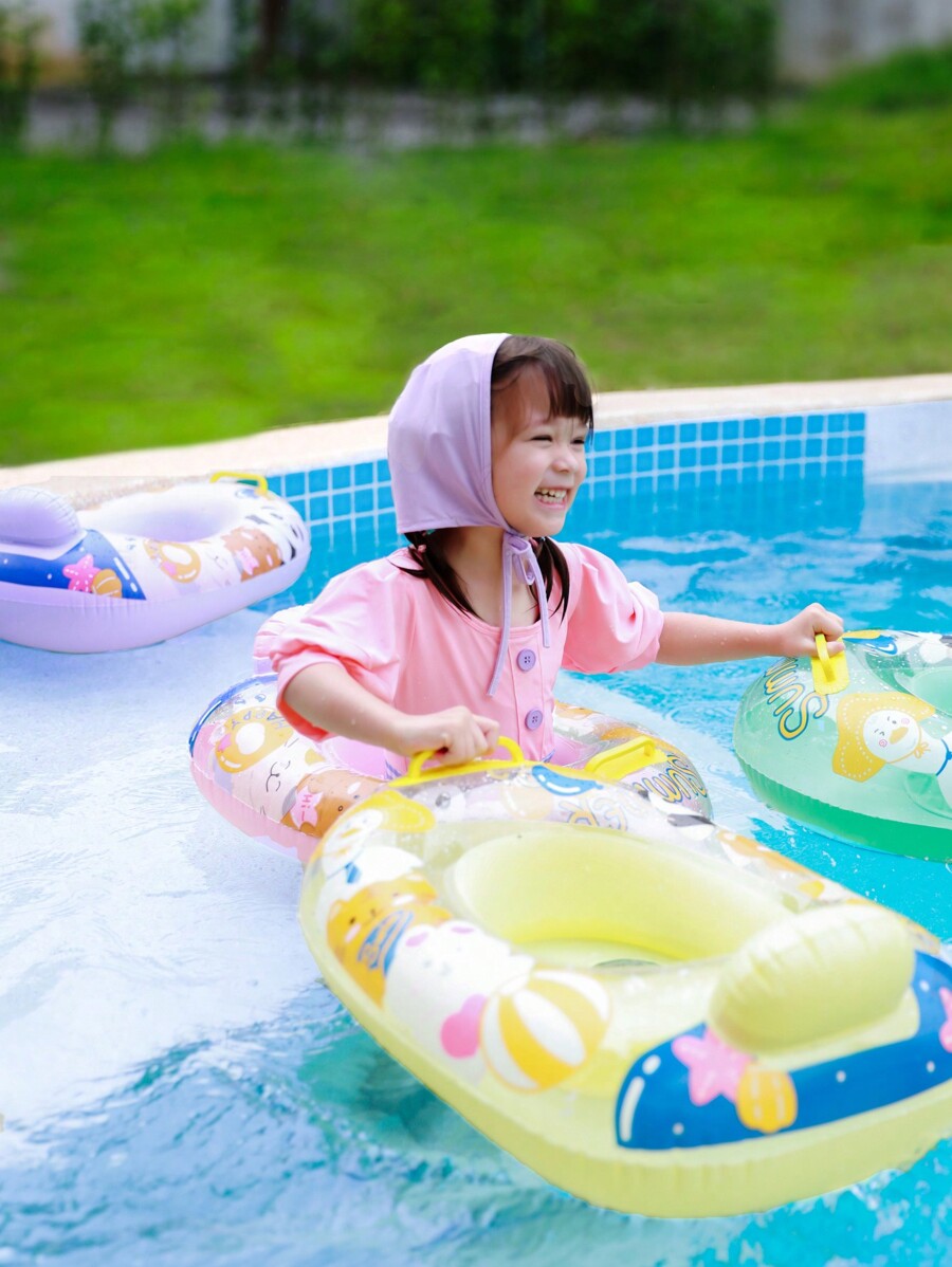 1pc Inflatable Animal Design Pvc Water Floating Beach Float Raft In ...