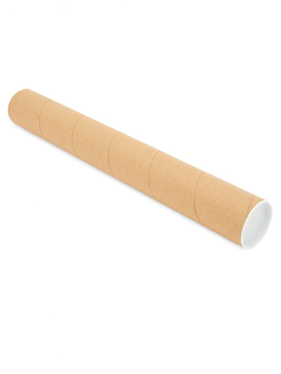 12 Pack Mailing Tubes With Caps, 2x16 Inch Kraft Paper Round Cardboard ...