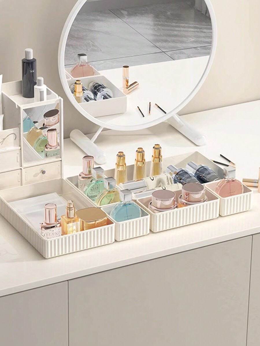 1PC Desk Drawer, Office Miscellaneous Storage Box, Divided Drawer Style ...