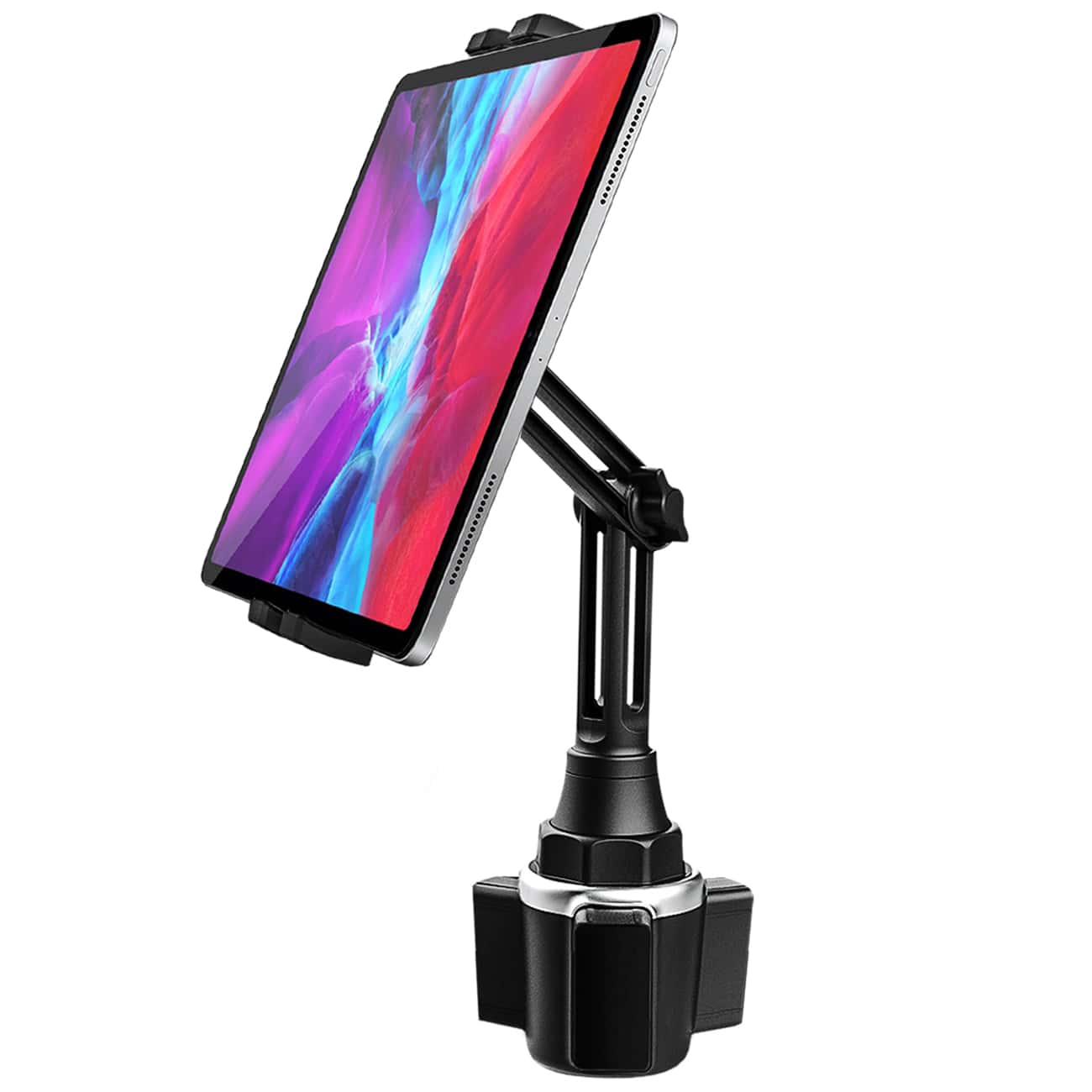 1 Psc Tablet & Phone Cup Holder Car Mount, Cell Phone Navigation Fixed ...