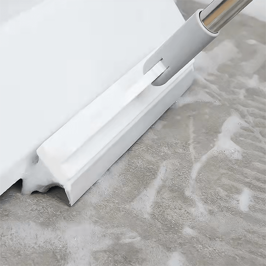 1pc Long Handle Adjustable Cleaning Brush With Water-Absorbing Scraper ...