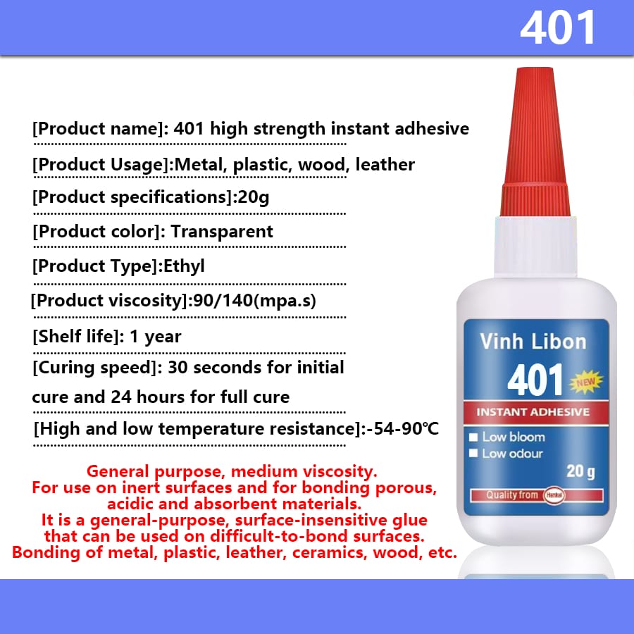 1pc Instant Adhesive Glue 401 406 495 460 496, High Performance, High ...