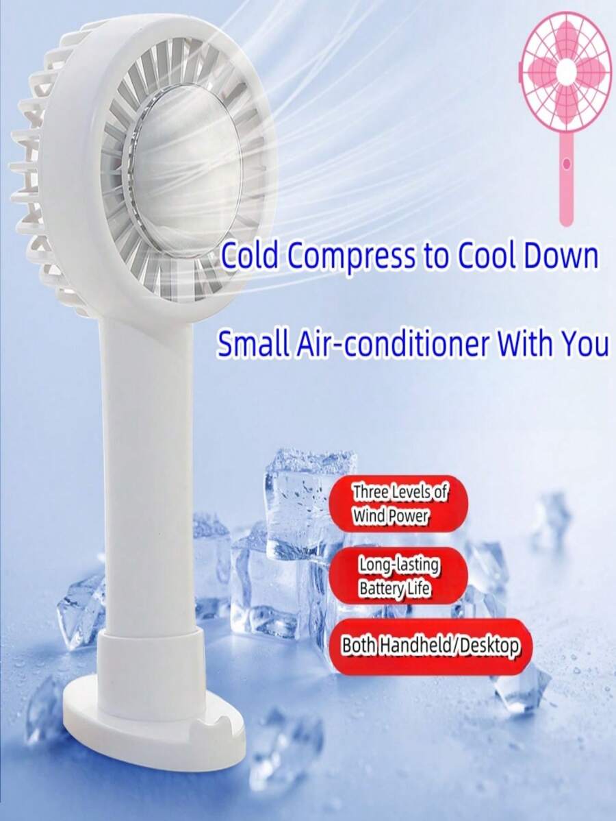 Semiconductor Cooling Fan Mini Silent Portable Desktop Fan Handheld ...