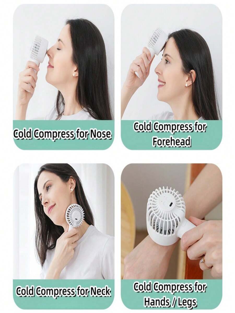 Semiconductor Cooling Fan Mini Silent Portable Desktop Fan Handheld ...