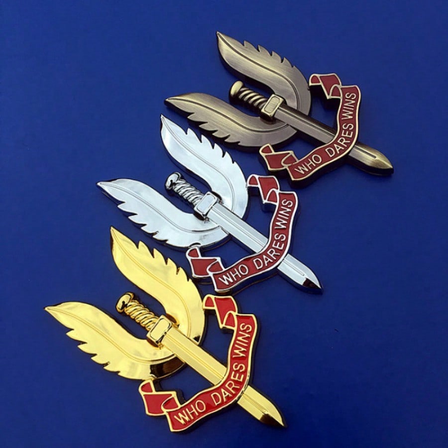 Copy Task Force Badge Chapter 3D Car Sticker Who Dares Wins Flying Wing ...