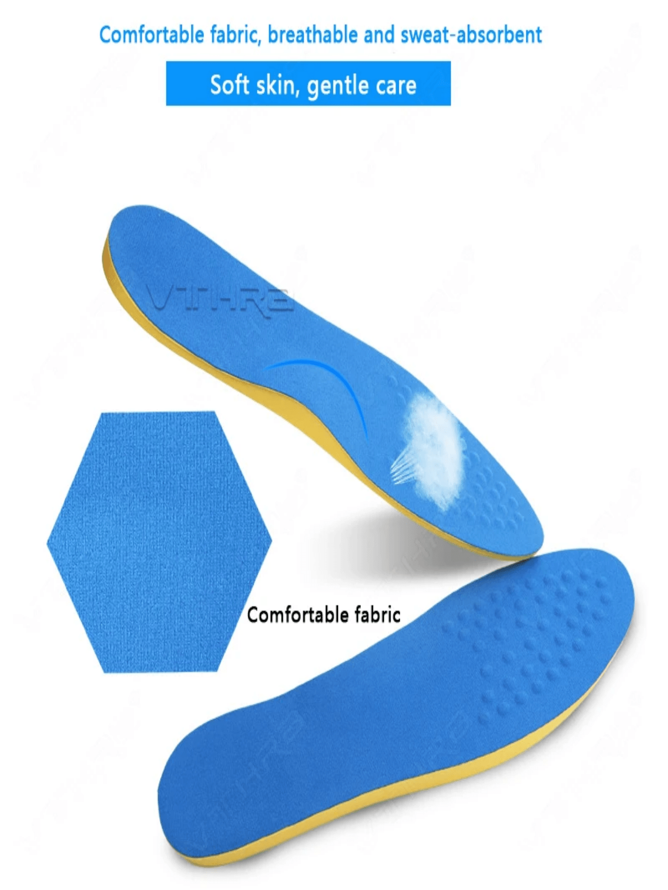 Shoe Inoles For Women Man Orthotic XO Legs Flat Foot Arch Support ...