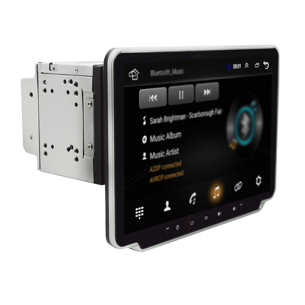 Rádio automotivo Android universal 1Din 2Din de 10 polegadas, estéreo, com CarPlay Android Auto ...