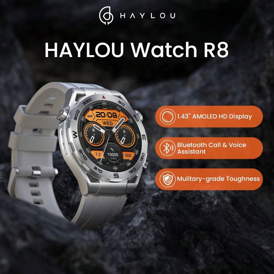 HAYLOU HAYLOU Watch R8 One Piece Smartwatch 1.43'' AMOLED HD Display ...