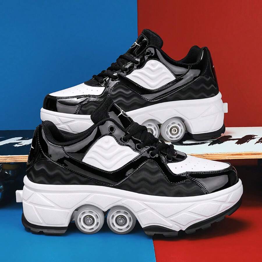 Teenagers' Outdoor Sports Transformable Shoes With Adjustable Wheels ...