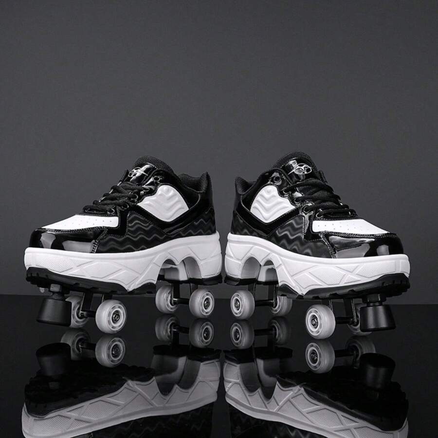 Teenagers' Outdoor Sports Transformable Shoes With Adjustable Wheels ...