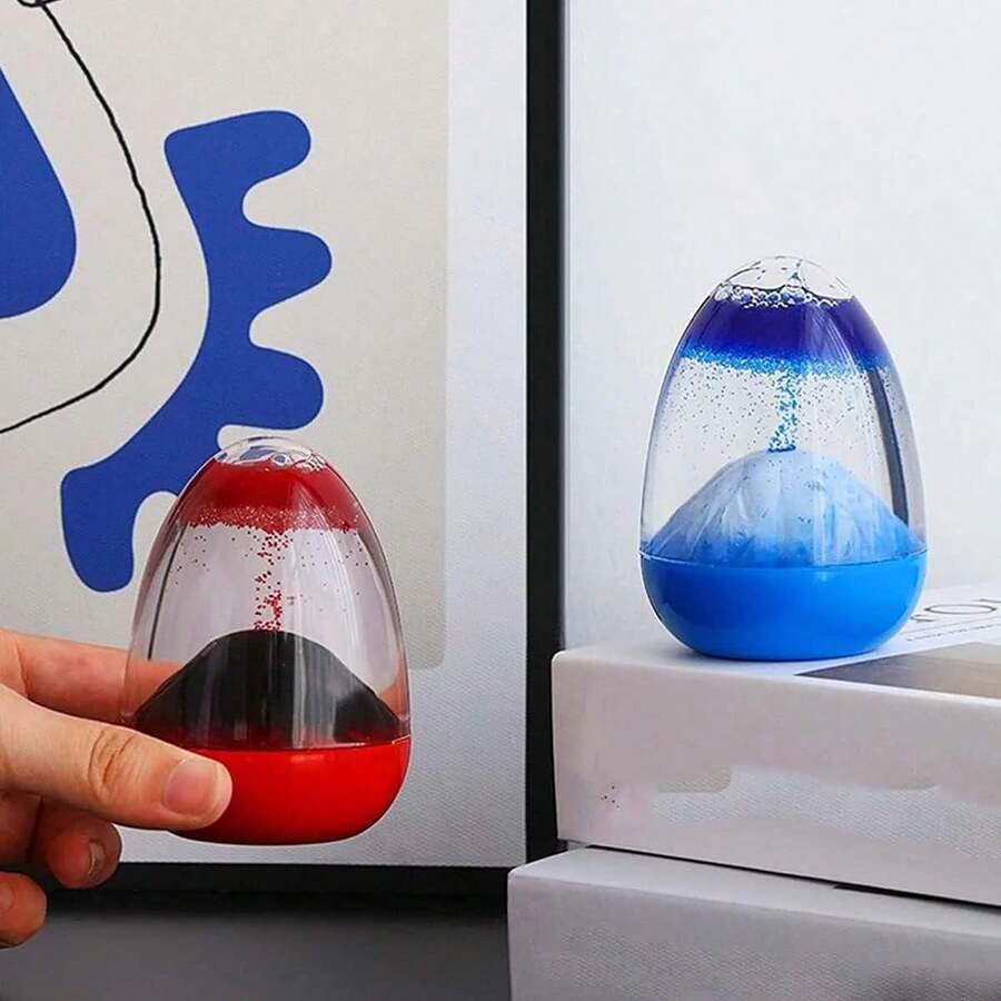 Liquid Hourglass Sand Timers Volcanic Eruptions Floating Sand Hourglass ...