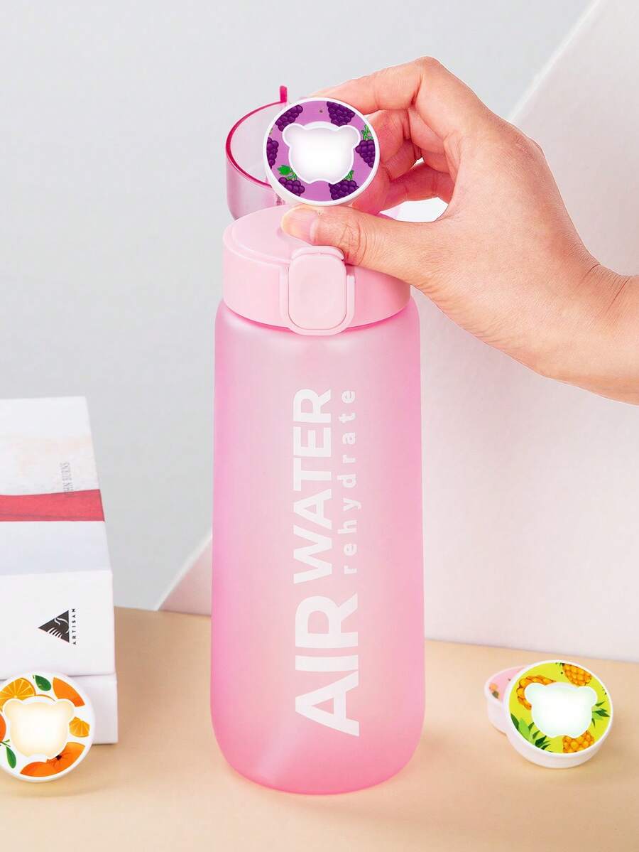1pc Flavored Water Bottle With 1 Randow Flavour Pod, Water Bottle Set ...