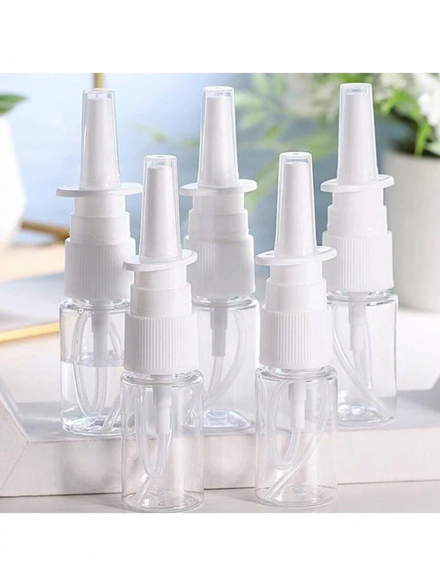 10ml/20ml/30ml Empty Plastic Nasal Spray Bottle Refillable Pump Sprayer ...