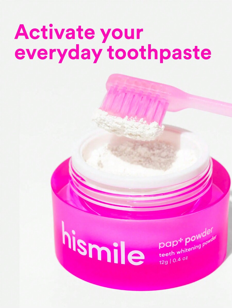 Hismile PAP+ Whitening Powder,Our Groundbreaking PAP+ Whitening Powder ...