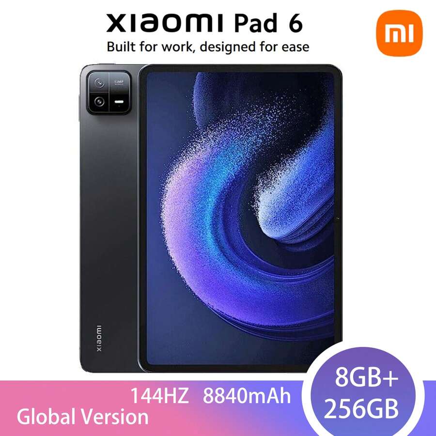 Xiaomi Pad 6 Tablet 8GB+256GB Wifi Snapdragon 870 11 Inch 8840mAh ...