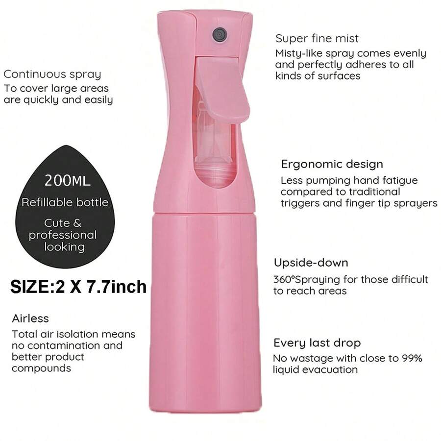 11 Pcs/Set Watering Can Hair Styling Comb Set Wig Spray Bottle Tease ...