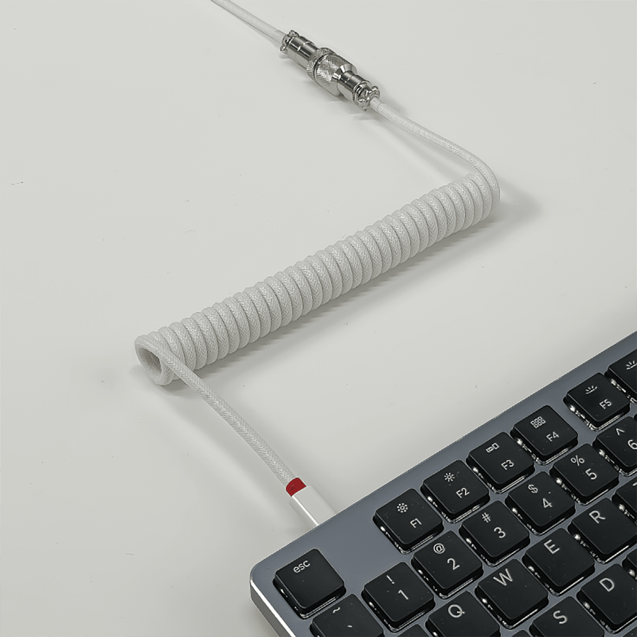 Universal Detachable Coiled Keyboard Cable For Gaming & Mechanical ...