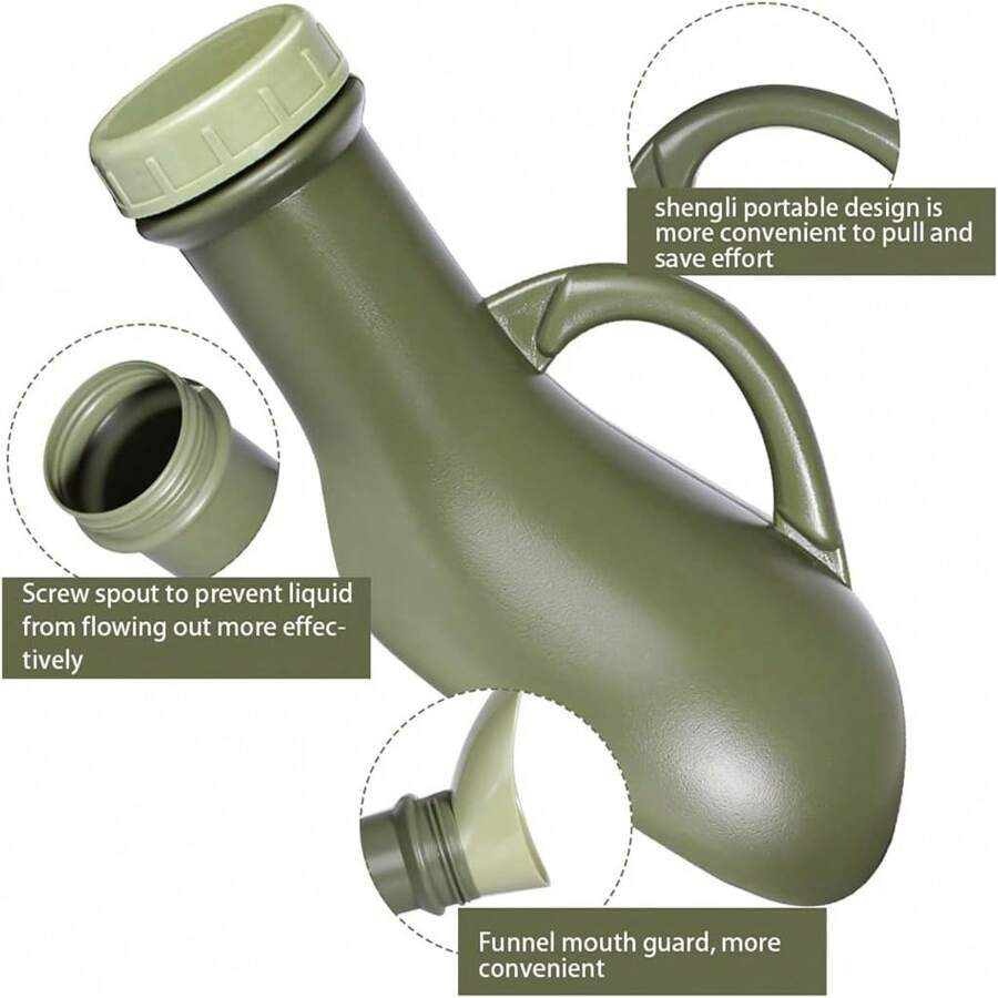 Urinal Travel Toilet Urinal Bottles With Funnel Pee Bottle Urinals ...