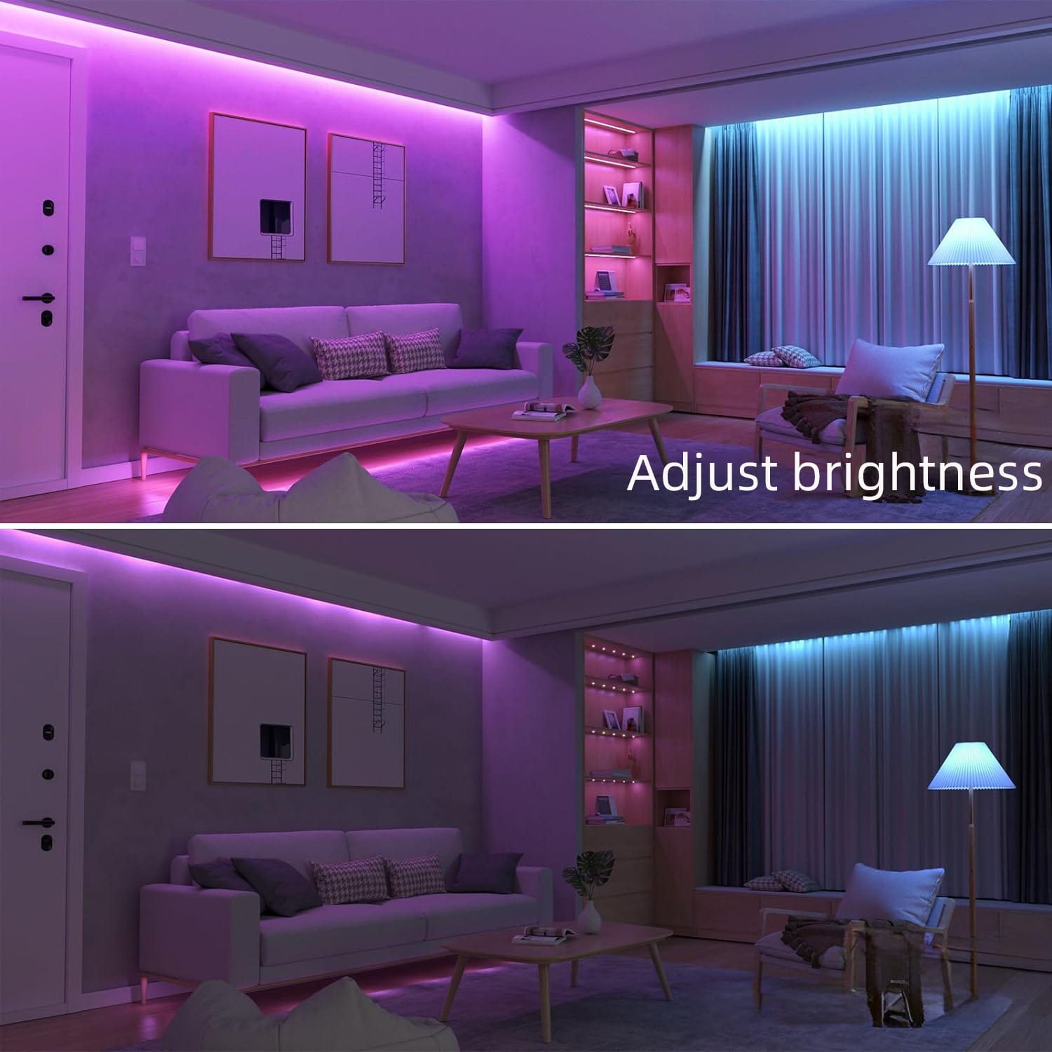 16FT-100FT LED strip , Verander van kleur In Synchroniseren Met Muziek ...