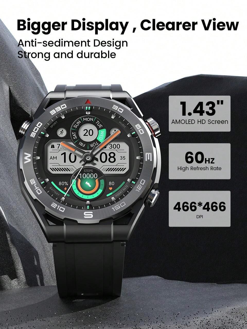 Haylou Watch R8 One Piece Smartwatch, 1.43'' Amoled Hd Display ...