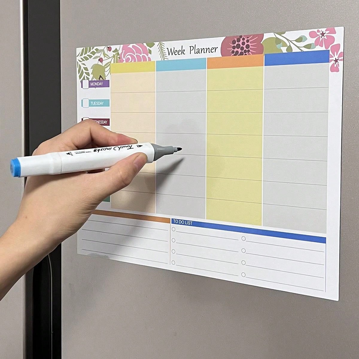 1pc Magnetic Message Board For Fridge, Can Be Used As Soft Whiteboard ...